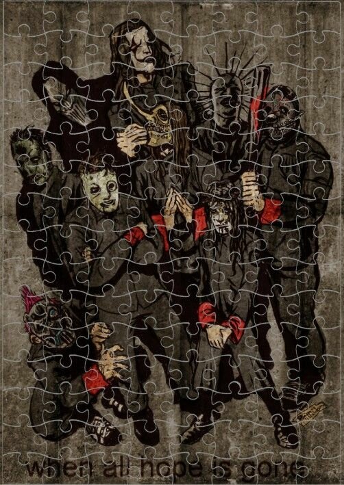 Пазл Slipknot, Слипнот №1, А4