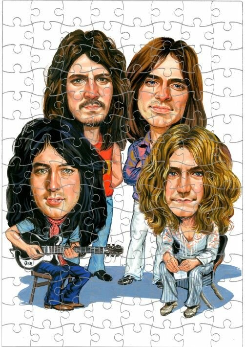 Пазл Led Zeppelin, Лед Зеппелин №1, А3