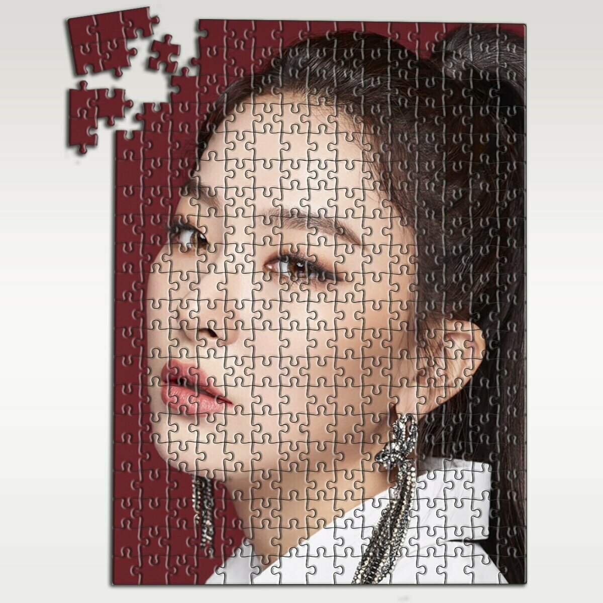 Пазл картонный А3: модель red velvet kpop СыльГи - 6 П