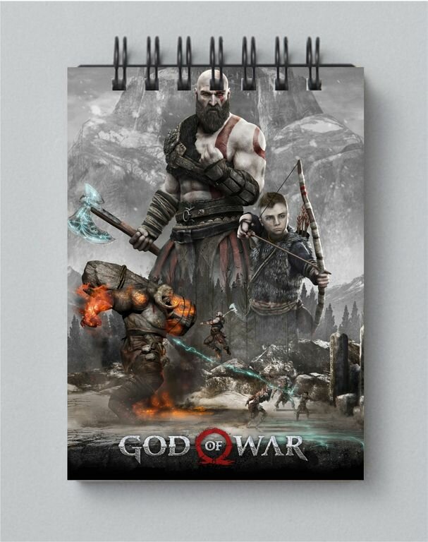 Блокнот God of War №1, А6