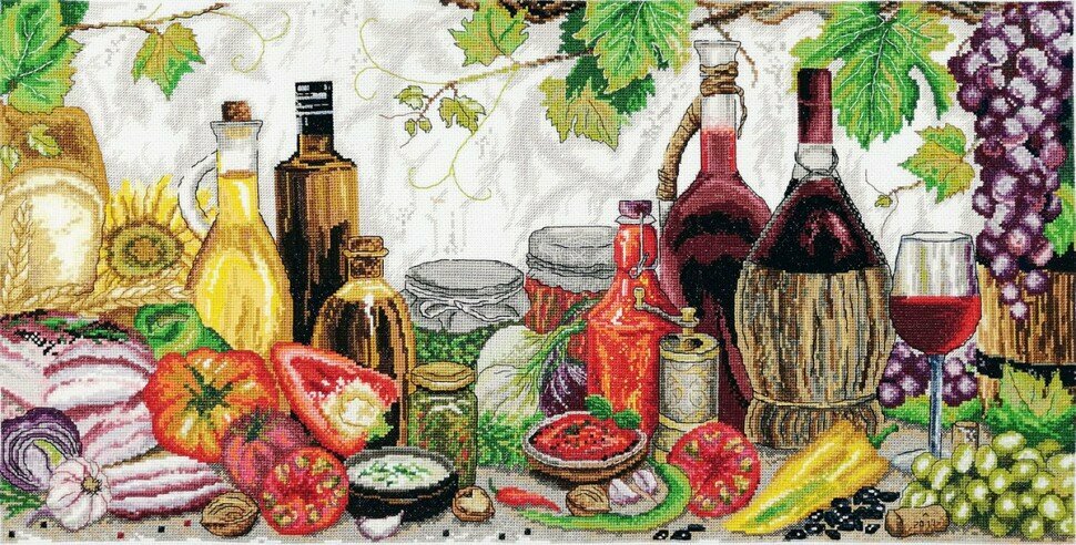 Набор для вышивания Марья Искусница #11.002.15 Дары Кубани, Счетный крест, 60 х 28 см