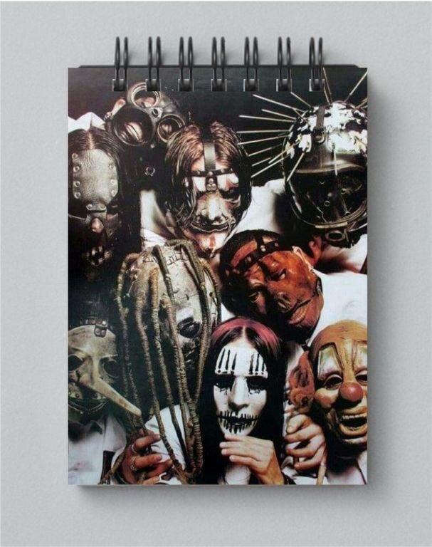 Блокнот Slipknot, Слипнот №5, Размер А6, 10 на 15 см