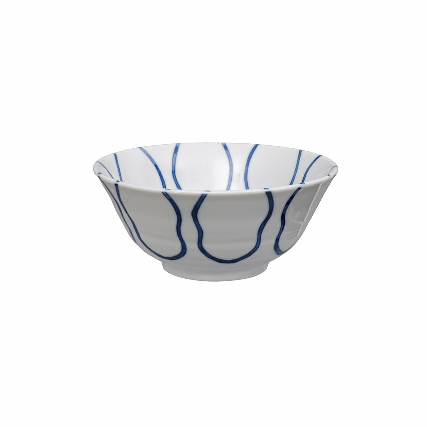 Тарелка глубокая TOKYO DESIGN Mixed, 15 см, фарфор, бело-синяя (14991)