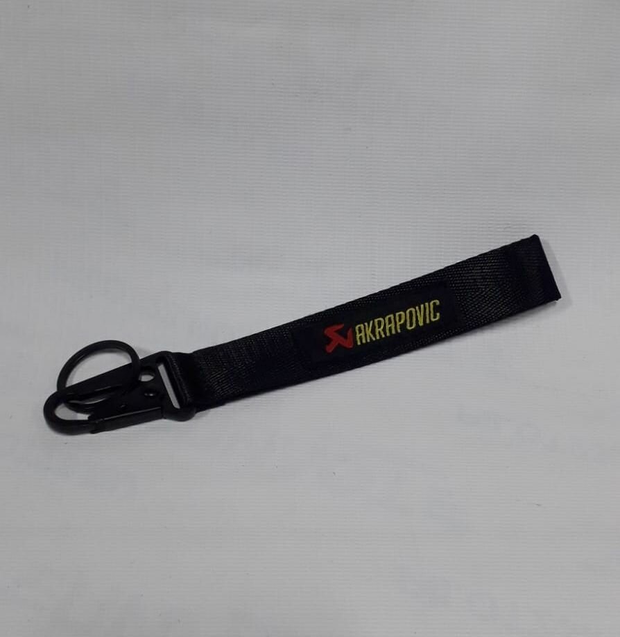 Брелок петля "AKRAPOVIC" Black