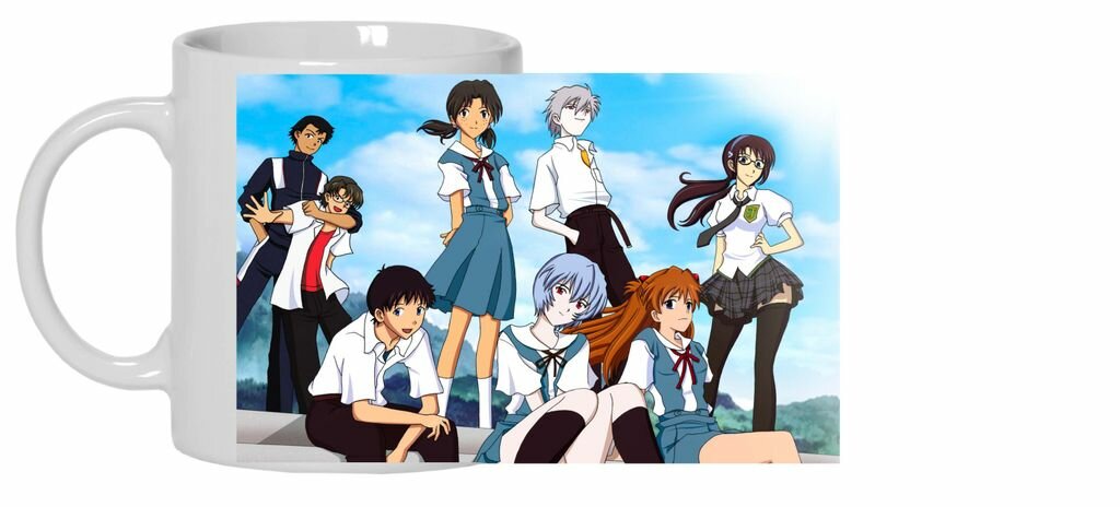 Кружка Евангелион, Neon Genesis Evangelion №9, Кружка-Хамелеон