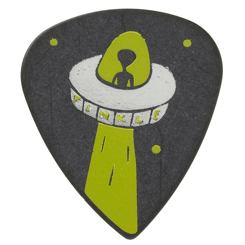 Медиатор Pickboy UFO Guitar Picks, Polyacetal, черный, 0.8 мм, 1 шт.