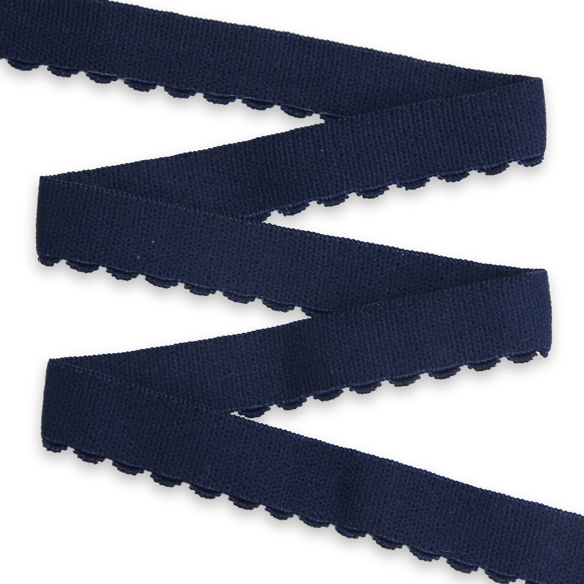Резинка отделочная (становая) 5,5гр/м, эластичность 120%, 15мм*50м (темно-синий)