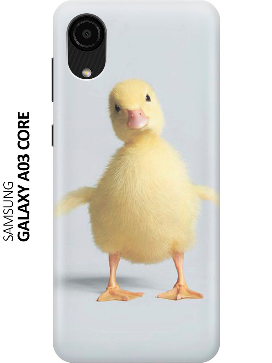 Силиконовый чехол Утя на Samsung Galaxy A03 Core / Самсунг А03 Кор