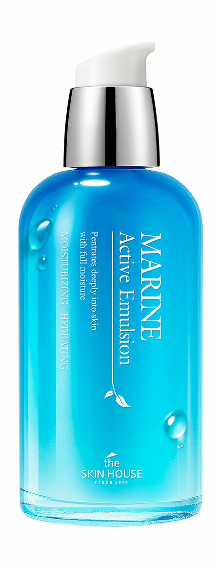 THE SKIN HOUSE Эмульсия для лица Marine Active интенсивно увлажняющая, 130 мл