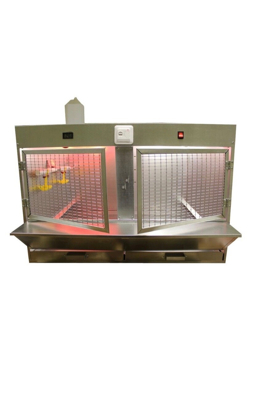 Клетка для бройлеров с обогревом на 10 голов Подворье Оптима