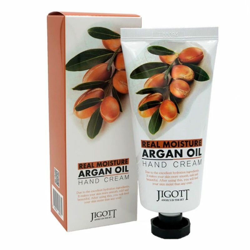 Увлажняющий крем для рук с арганой Jigott Real Moisture Argan Oil Hand Cream, 100 мл