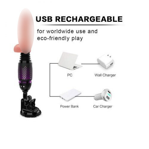 Секс машина с реалистичным вибратором и подогревом, 338876ss