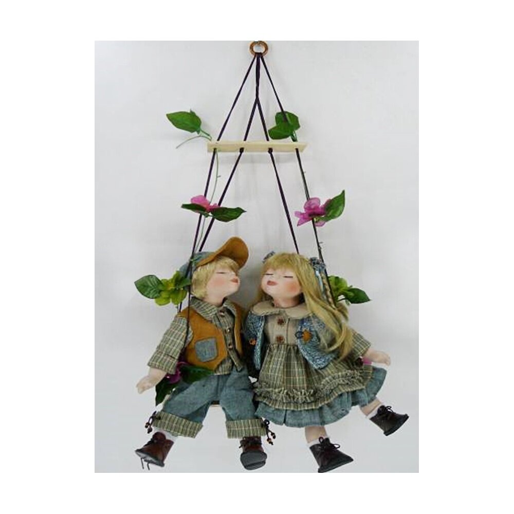 Polly Dolls YF-14195-196-G Куклы фарфоровые шура и нюра polly dolls