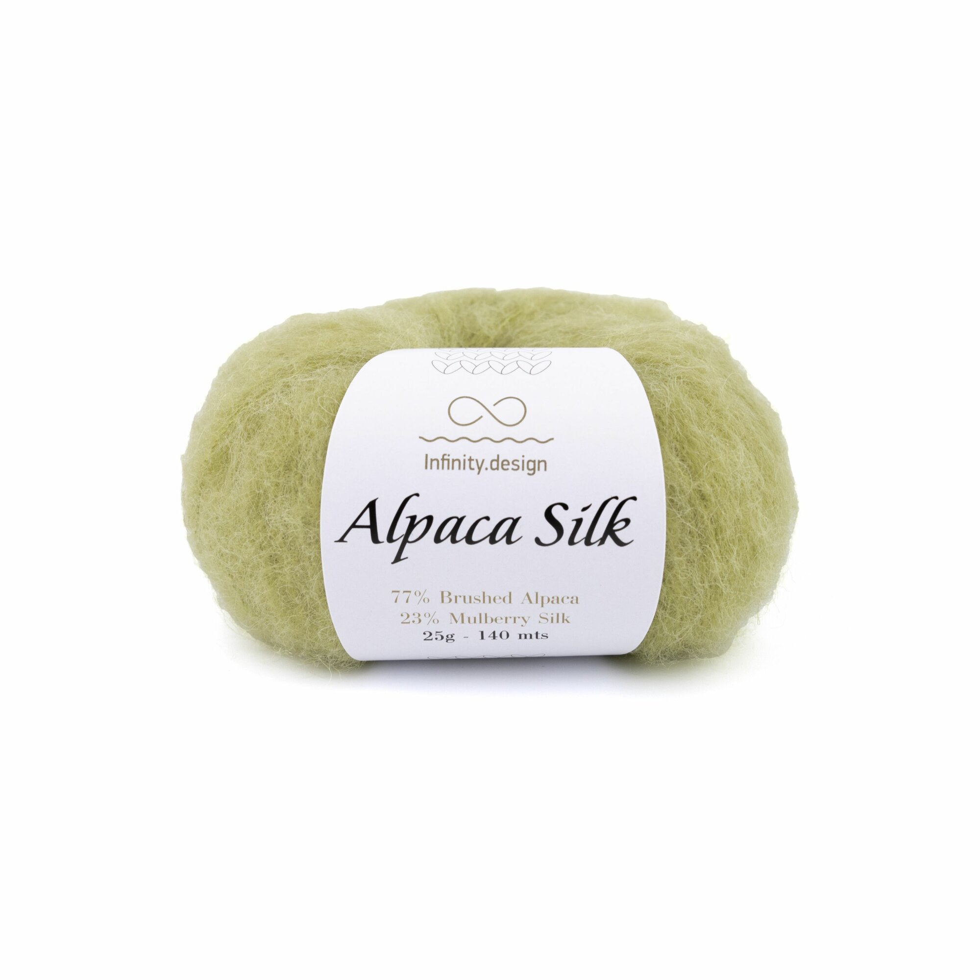 Пряжа INFINITY Alpaca Silk 9842 (3 мотка), 77% альпака, 23% шелк, 25г, 140м