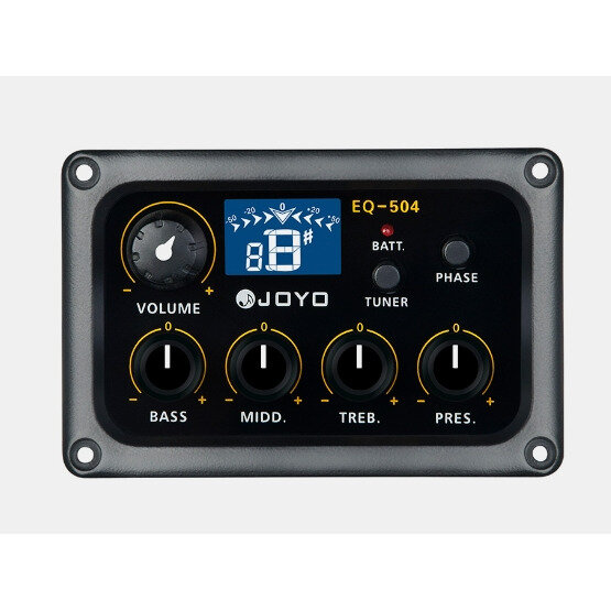Звукосниматель с 4-х полосным эквалайзером Joyo EQ-504-F
