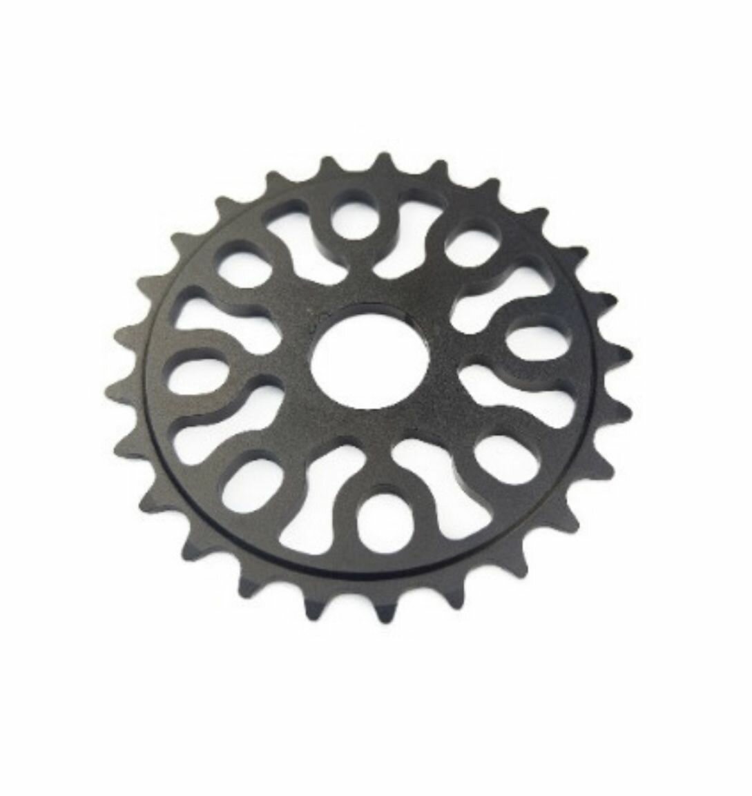 Звезда на bmx передняя 1/2"х1/8" 25Т алюминий, черная