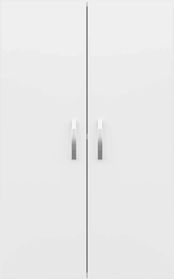 Шкаф двустворчатый Misty Лилия Э-Лил08050-011бф 50x80 см, белый глянец/белый матовый