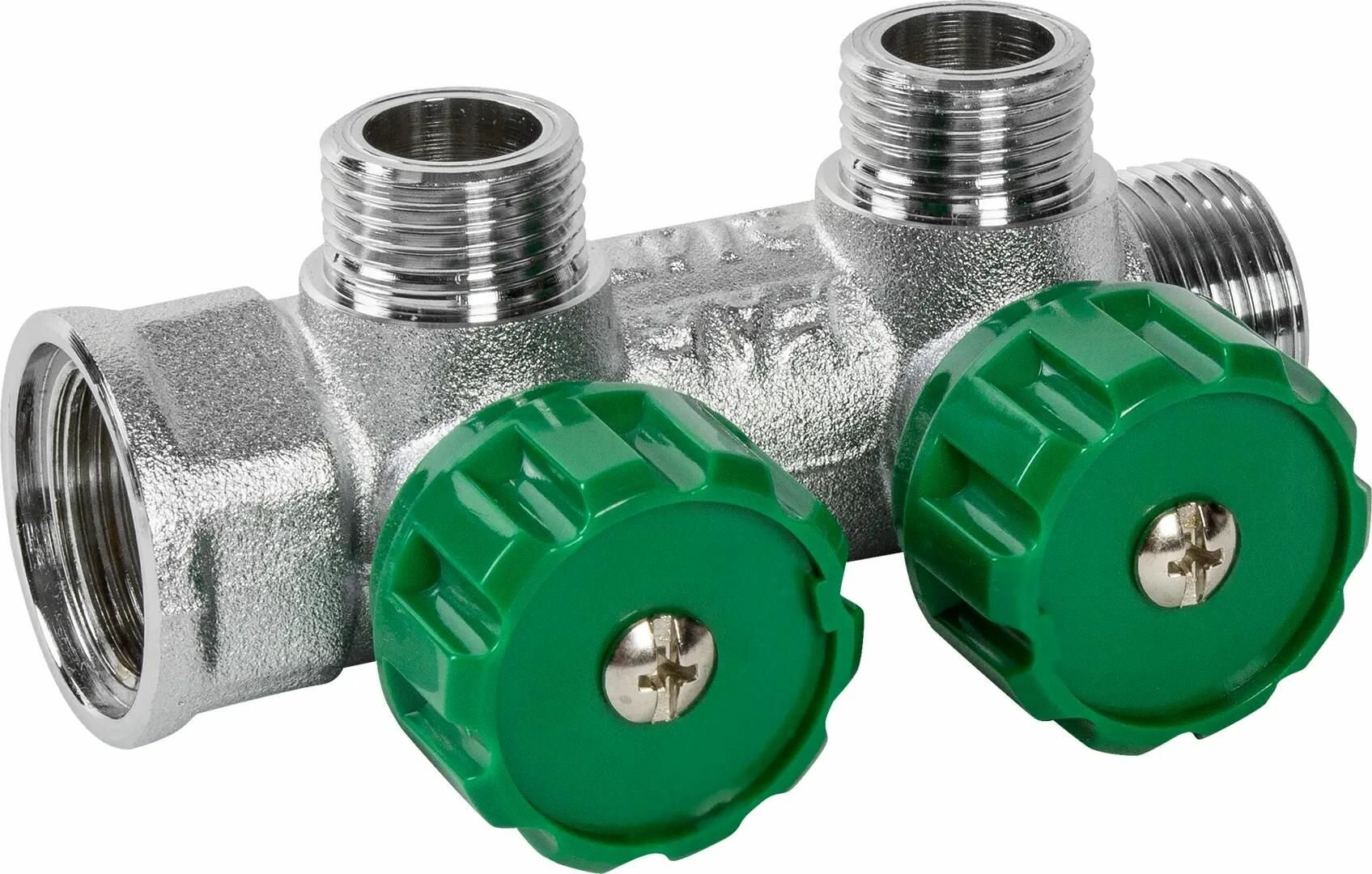 Коллектор Multifar с наружной резьбой на 2 выхода 3/4 х1/2