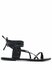 Босоножки Manebi St Tropez, размер 36, black/black