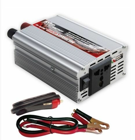 Автомобильный инвертор 12/220V AVS IN-600W AVS-43112