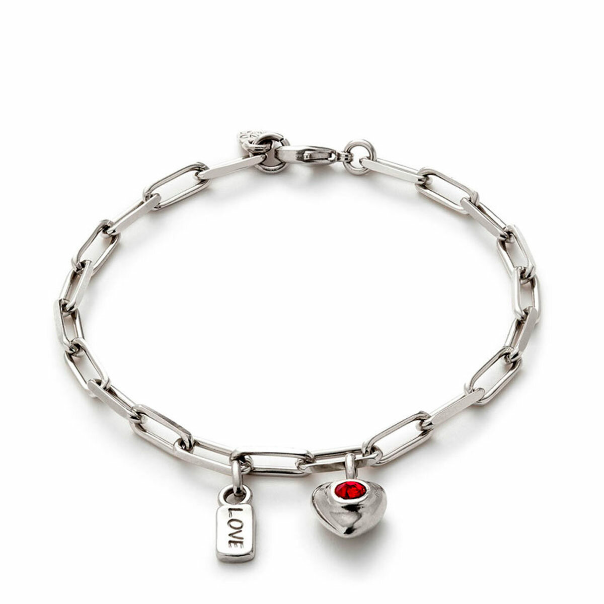 Браслет-цепочка UNOde50, кристалл