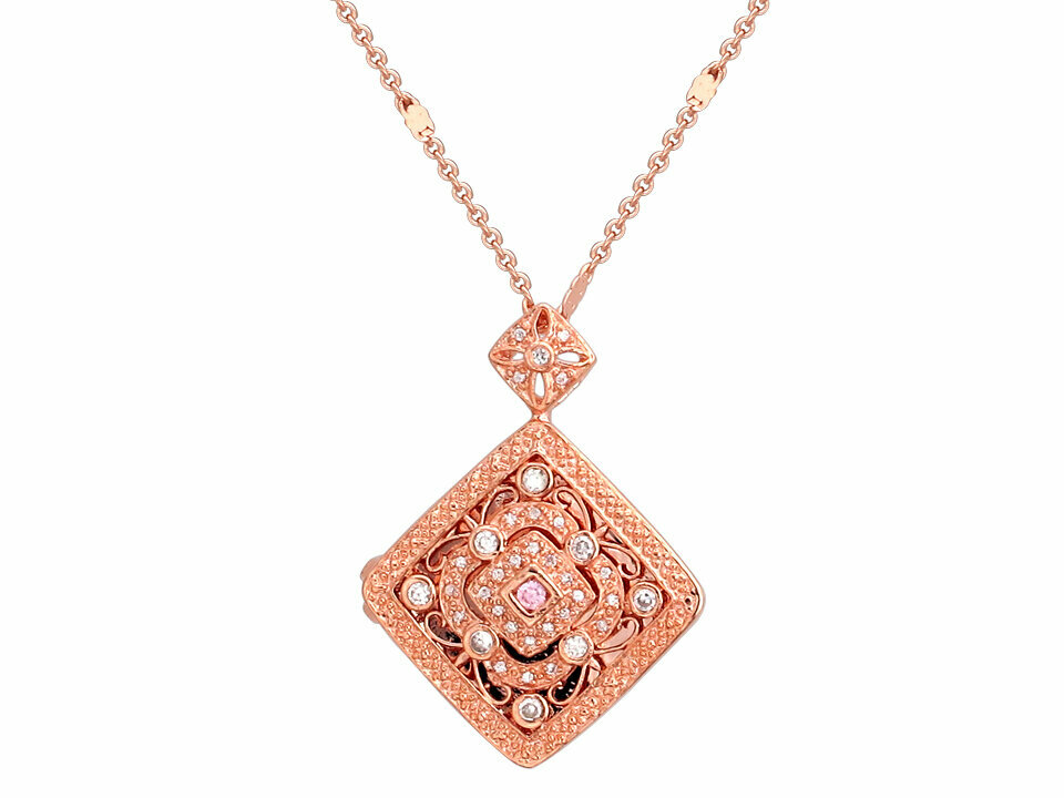 Колье, фианит