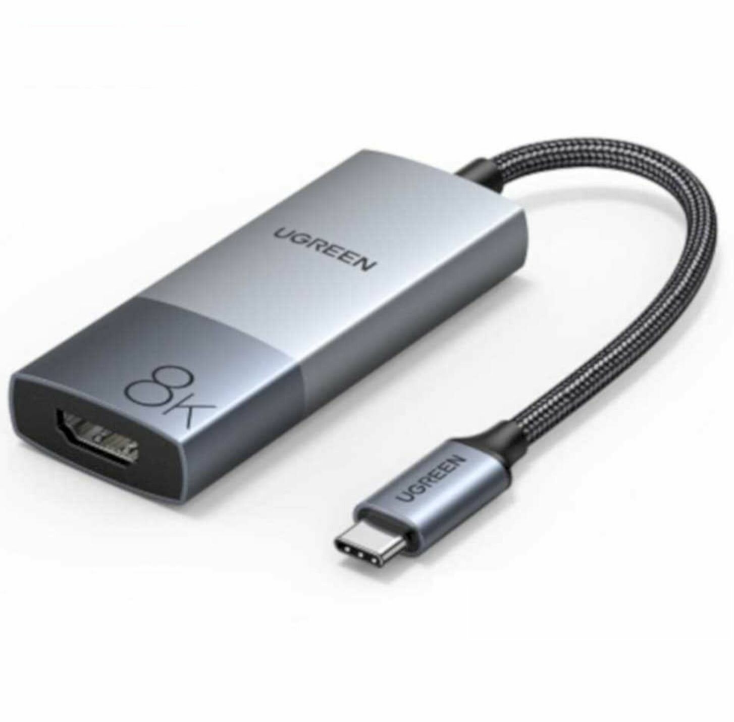 Конвертер USB-C - HDMI 8K серебряный Ugreen