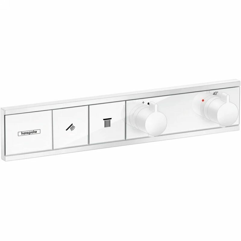 Термостат для душа (внешняя часть) Hansgrohe RainSelect белый матовый (15380700)