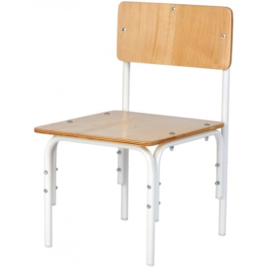 Стульчик растущий Фея Мой малыш, 1-2 гр, натуральный-белый