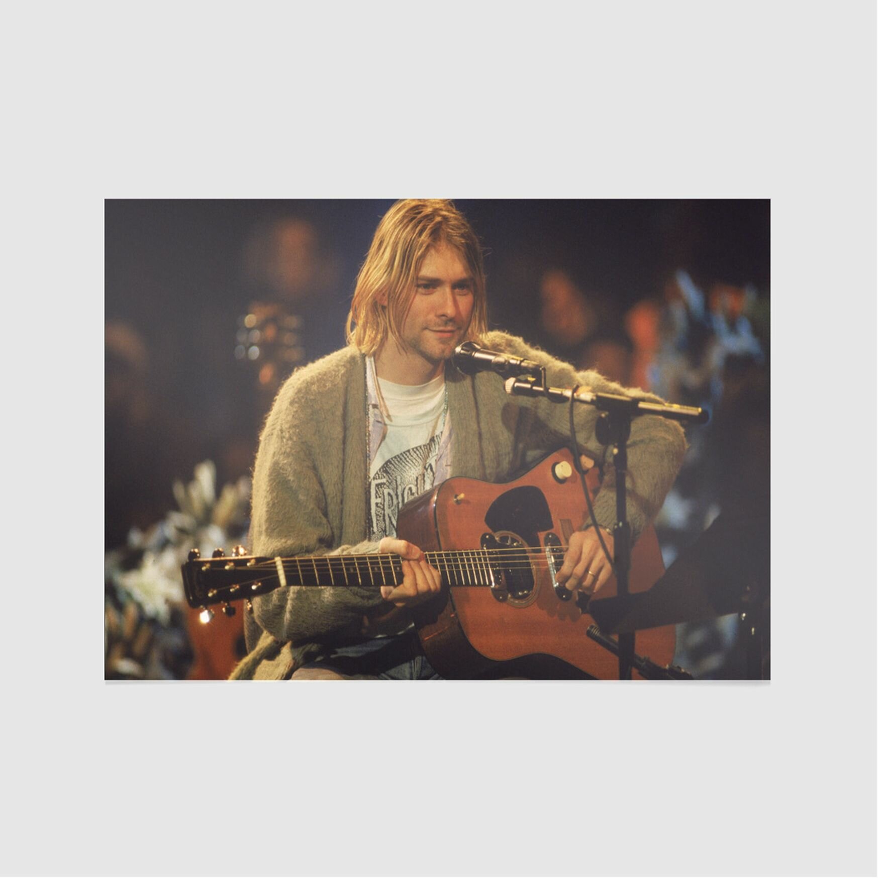 Постер (плакат) Nirvana (Курт Кобейн) 40x30 см. от Poster4me