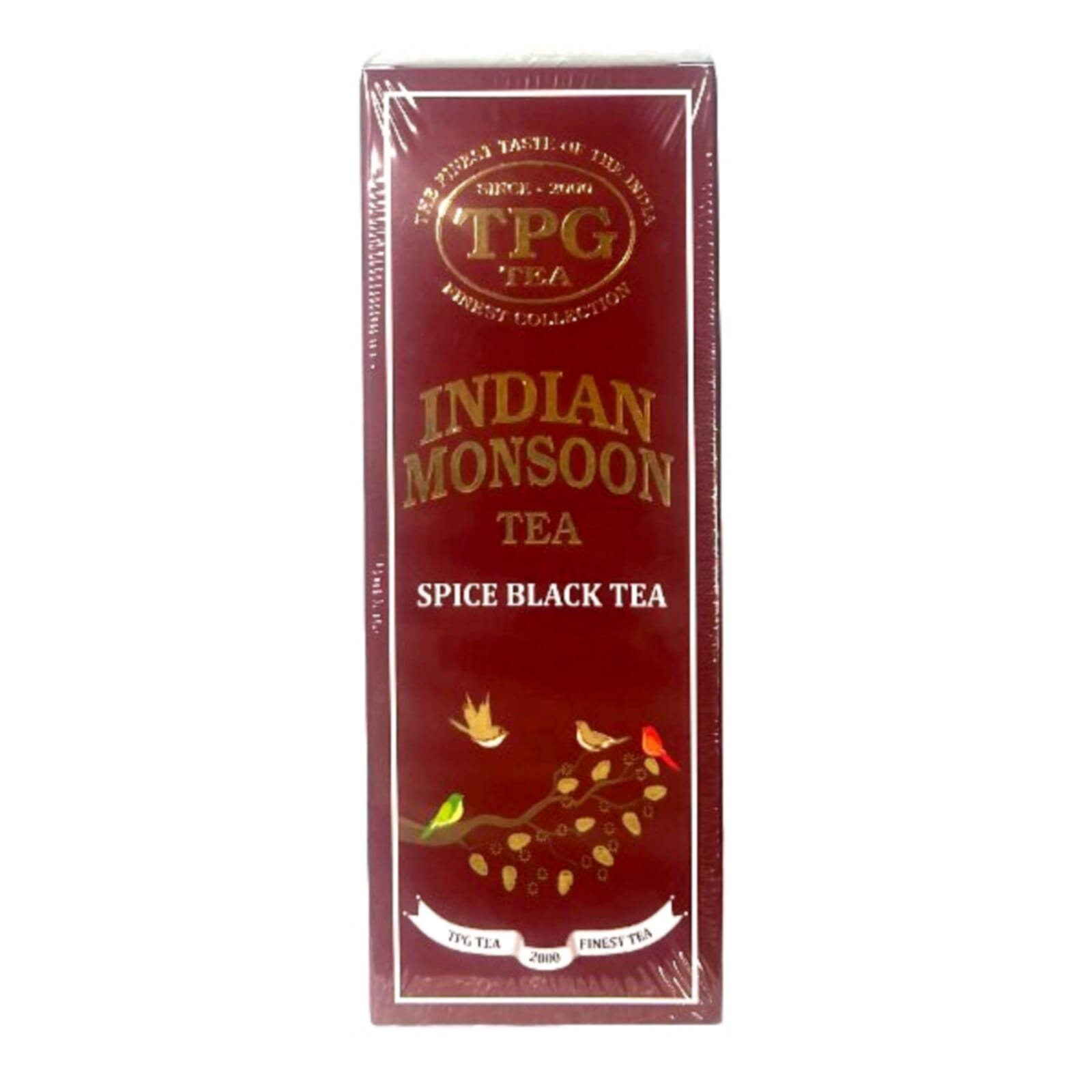 TPG tea INDIAN MONSOON TEA Spice Black, Bharat Bazaar (Листовой черный ЧАЙ со специями индийский муссон, Бхарат Базаар), 100 г.