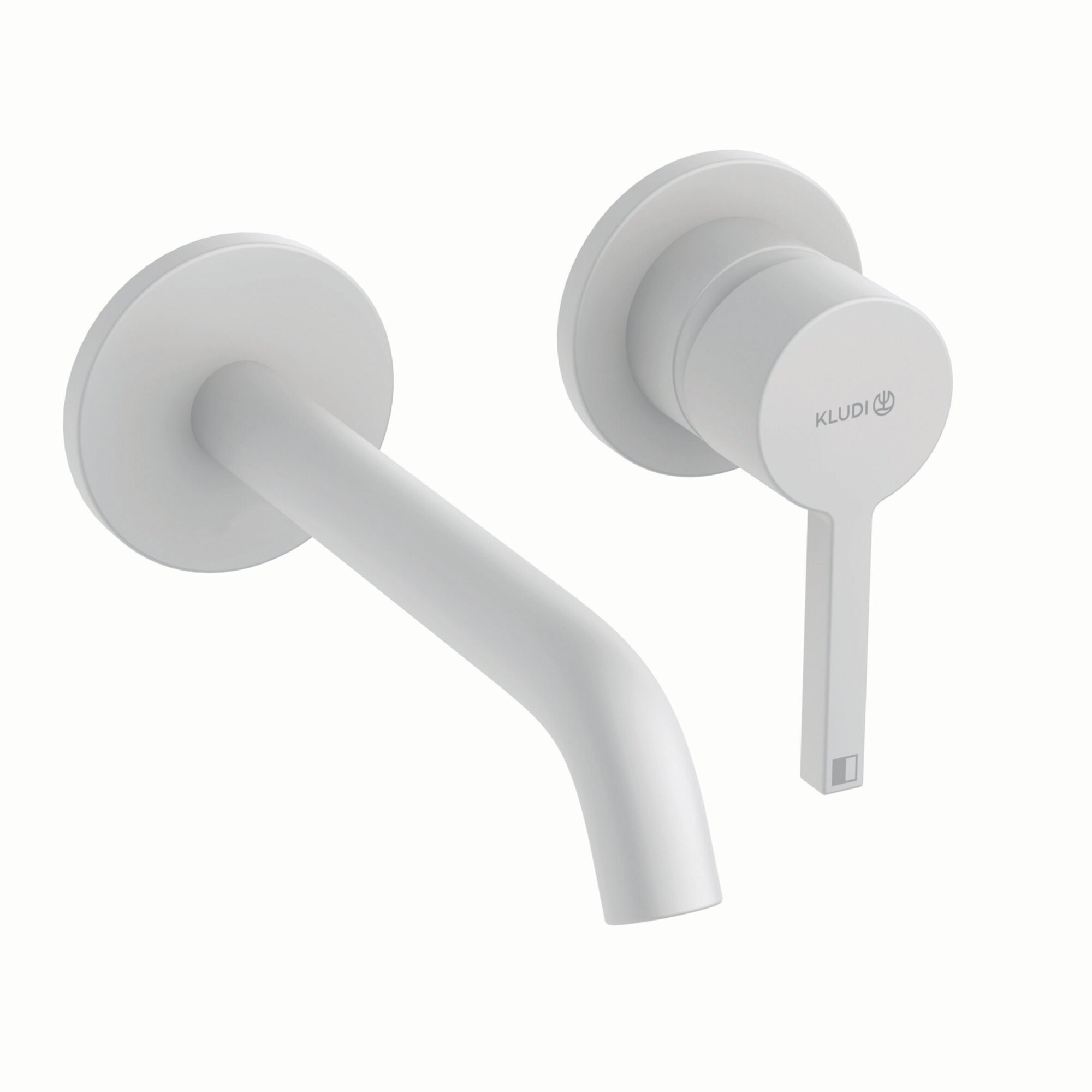 Смеситель для умывальника Kludi Nova Fonte Pura 202445315 белый матовый