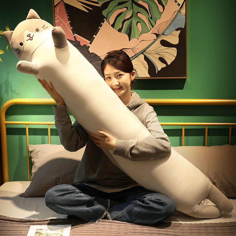 Длинная подушка из ледяного шелка, подушка для сна, подушка для девочек, артефакт для сна на боку, подушка для мальчиков, подушка для беременных женщин
