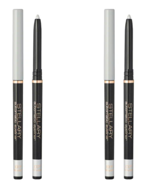 Автоматический карандаш для глаз Stellary Automatic eyeliner, тон 7 Silver, 0,28 г, 2 шт
