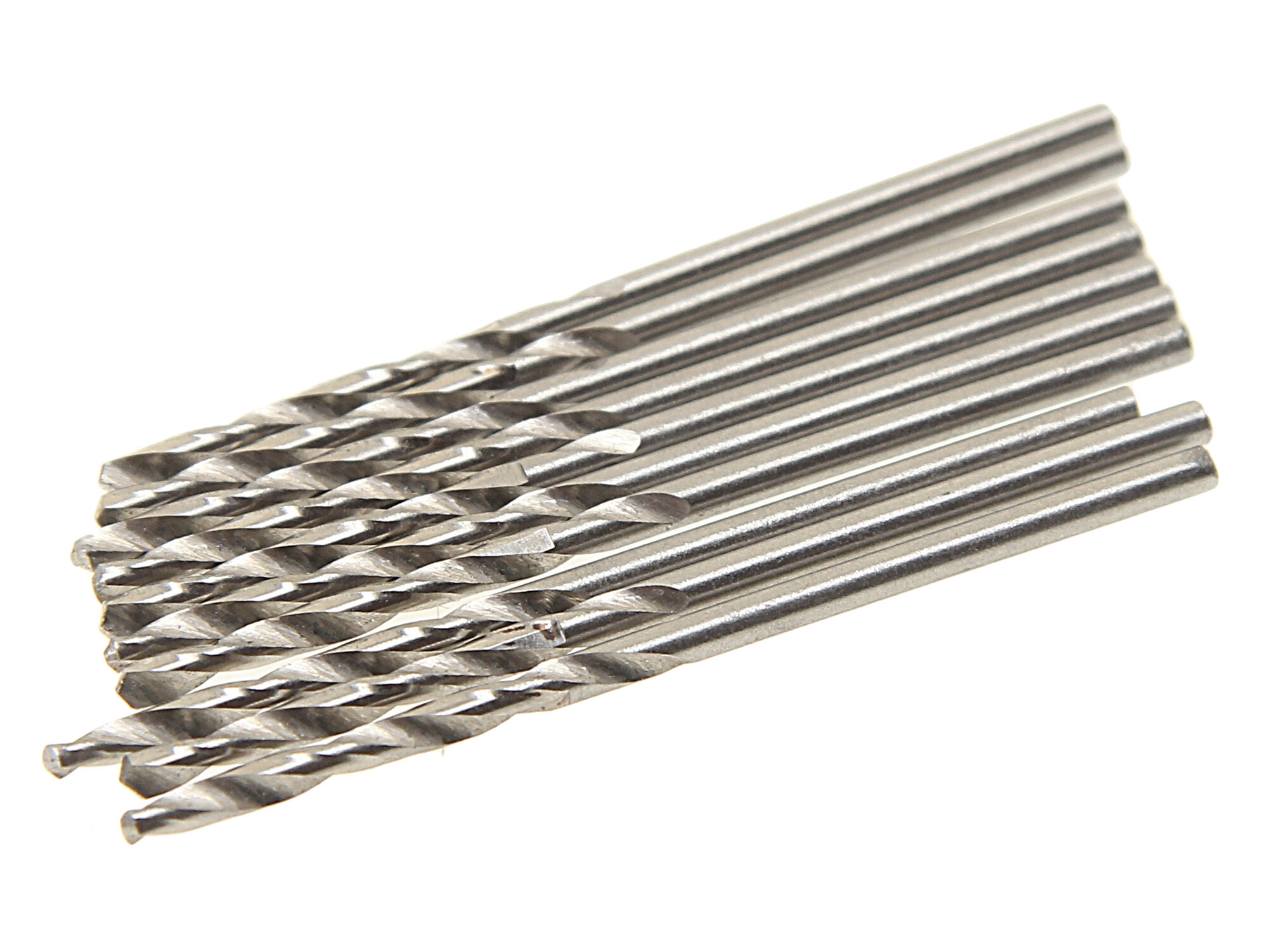 Сверло по металлу 2мм HSS(10шт), в пластиковом футляре ROCKFORCE