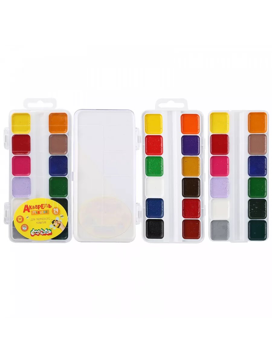 Краски для рисования 24 цвета