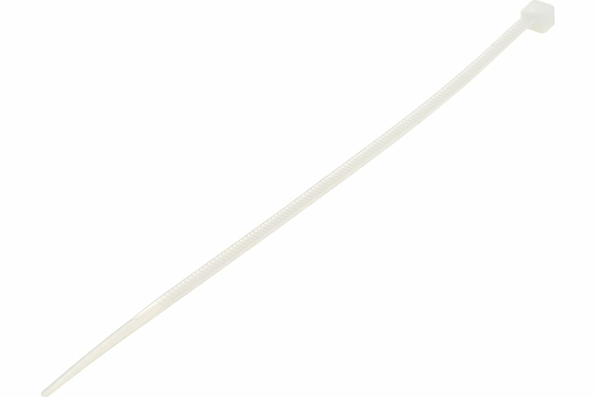 Gigant ленточная хомут-стяжка 3,6х150 мм белый цвет, 100 шт, код G/1/15, в упаковке