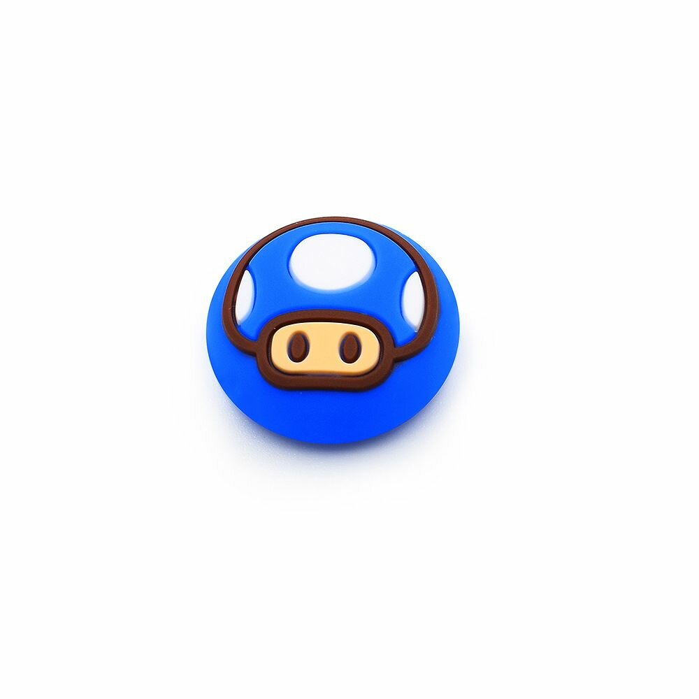 Защитные силиконовые накладки для джойстика PS5 DualSense, PS4 DualShock, Xbox 360 Xbox One Series Blue mushroom