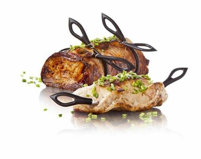 Набор зажимов и шампуров для жаркого VacuVin