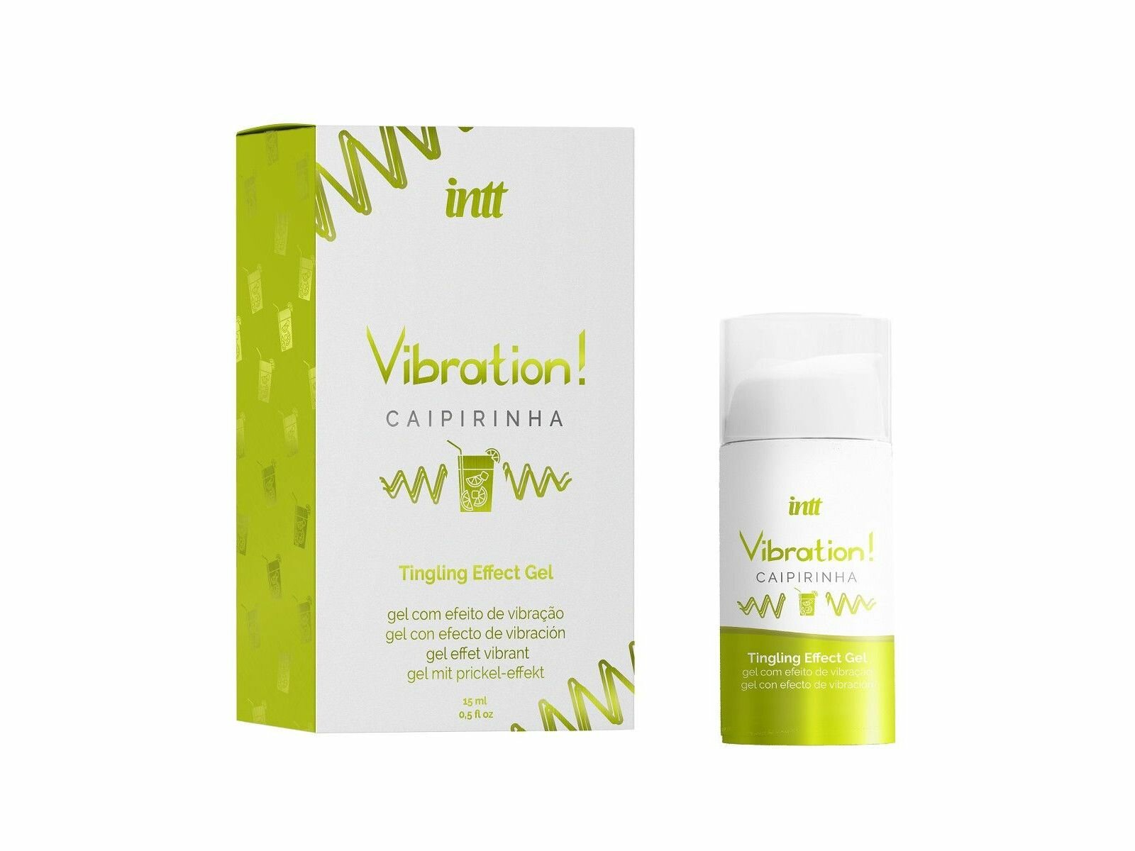 Возбуждающий гель INTT Vibration Caipirinha 15мл