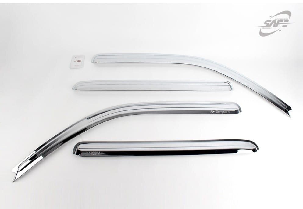 "Kia Bongo III" - дефлекторы для автомобиля с хромированным покрытием