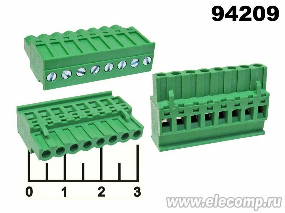 Клеммник разрывной 8pin 5.08мм гнездо под винт 2EDGKA-5.08-08P-14-00A(H)