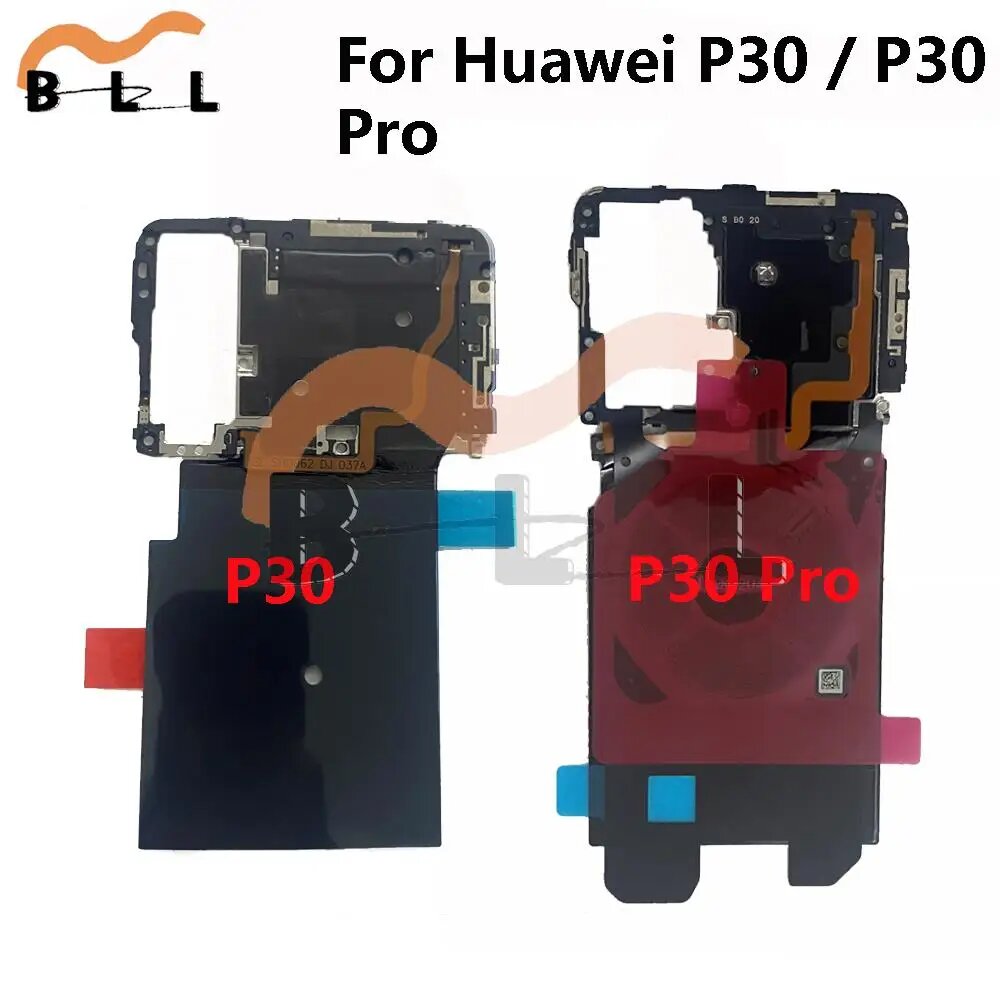 Беспроводной зарядный чип, рабочая плата, модуль антенны, гибкий кабель для Huawei P30 P30 Pro, крышка материнской платы с функцией управления сигналом Wi-Fi, материнская плата For P30