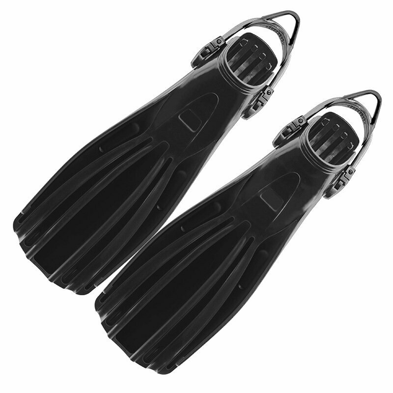 Ласты King Kong, для глубоководного плавания, с открытой пяткой, XL, черные