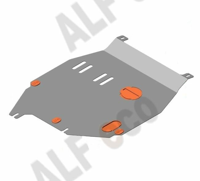 Защита ALFeco картера двигателя и кпп для Honda Airwave 2004-2008, V-1,5 (сталь 2 мм) арт. ALF0940st