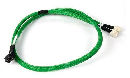 Кабель Broadcom Cable, U.2 Enabler, HD (SFF8643) -to- OCuLink (SFF8612), 1m, Used with Supermicro & Intel systems use OCuLink on the NVMe-ba