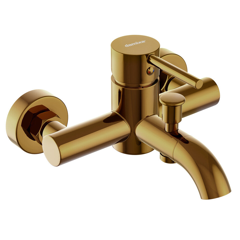 Смеситель для ванны и душа DAMIXA Scandinavian Pure (361000600) золотой