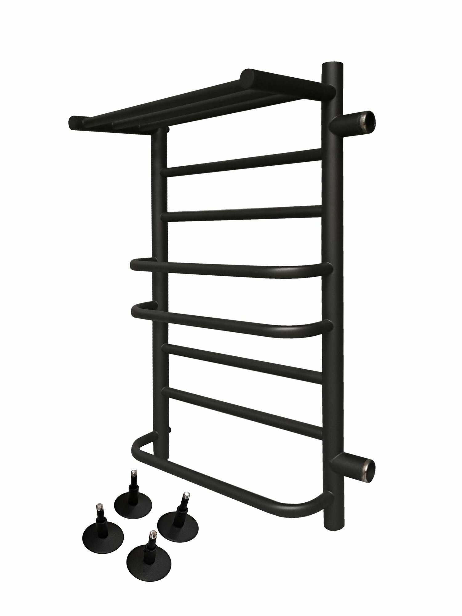 Полотенцесушитель с боковым подключением MySpace 80/40, с полкой