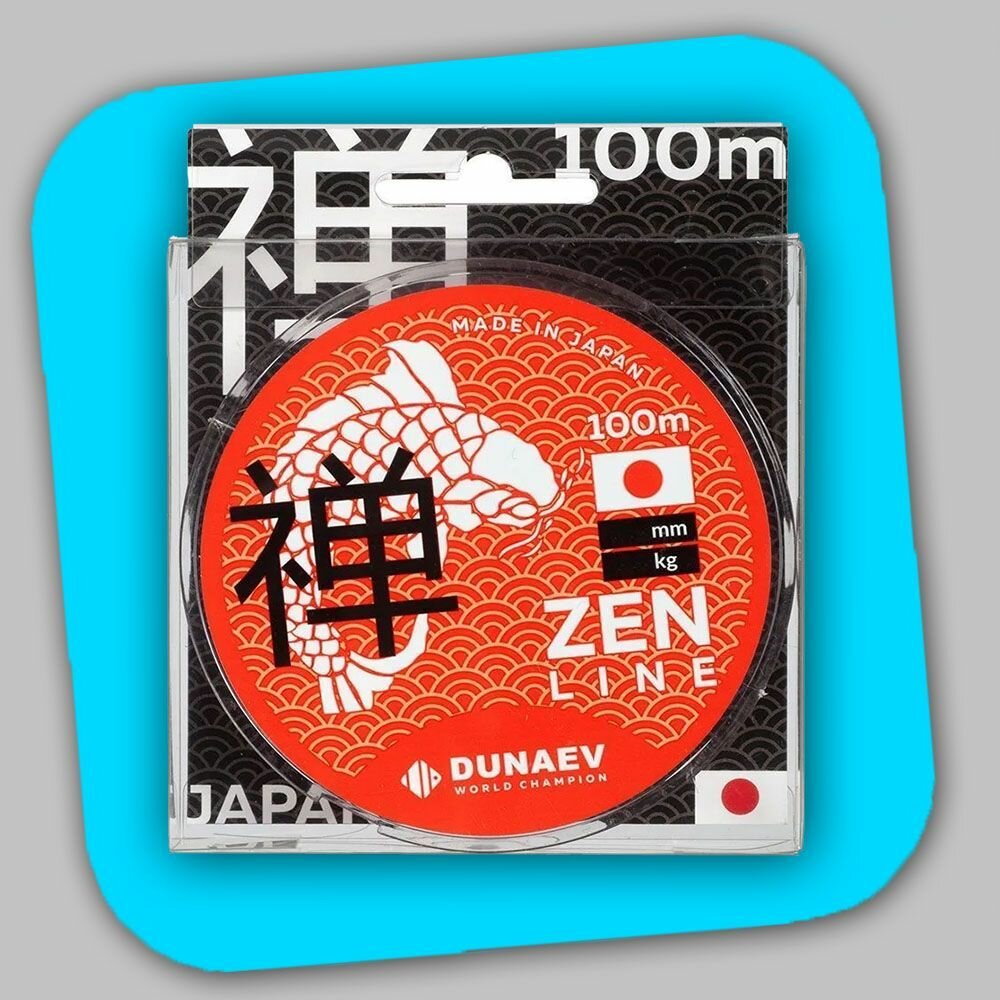 Леска DUNAEV ZEN Line 100m 0.17 мм - 2.82 кг