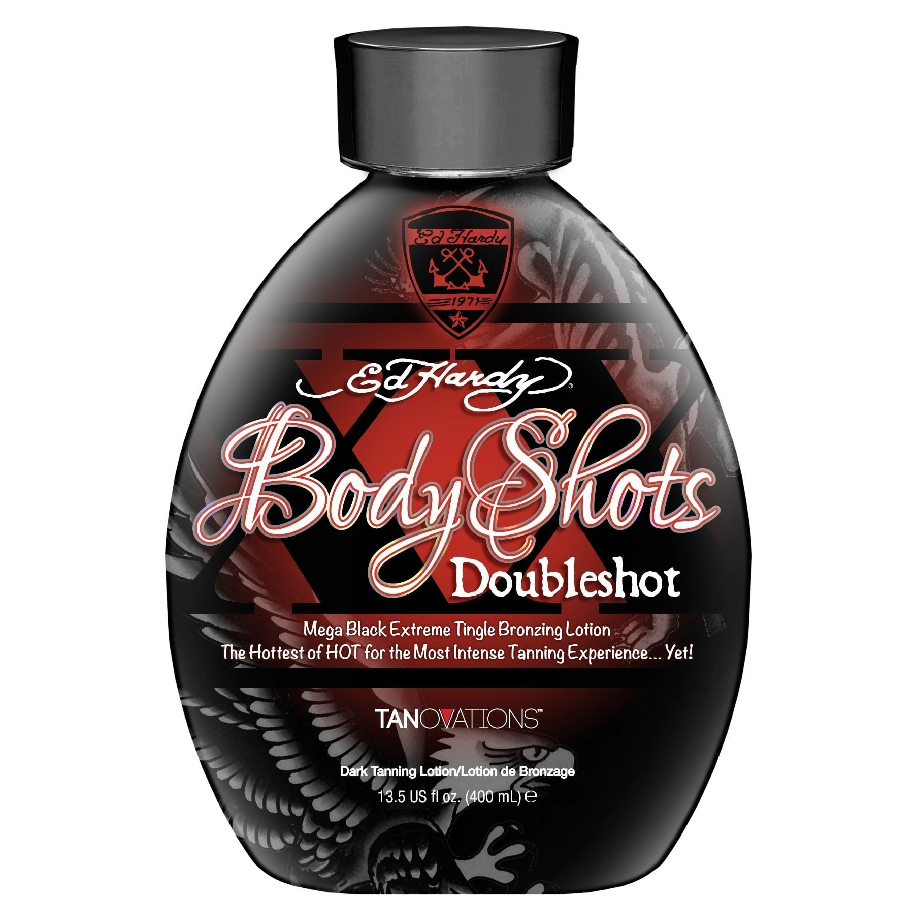 Крем для загара Body Shots Doubleshot 400 мл